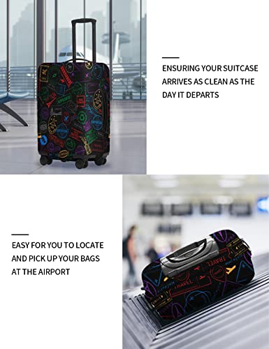 URBEST Luggage Cover Protector Suitcase Anti Scratch Dirt Covers, Fits 18"-22" Luggage Passport Visa