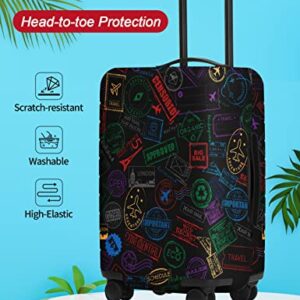 URBEST Luggage Cover Protector Suitcase Anti Scratch Dirt Covers, Fits 18"-22" Luggage Passport Visa