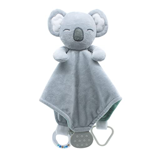 MODERN BABY Security Blanket Loveys for Babies Koala Stuffed Taggy Blanket Teether Toy Super Soft