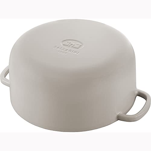 BALLARINI Bellamonte Cast Iron 6-qt Round Dutch Oven - Crema White