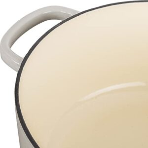 BALLARINI Bellamonte Cast Iron 6-qt Round Dutch Oven - Crema White