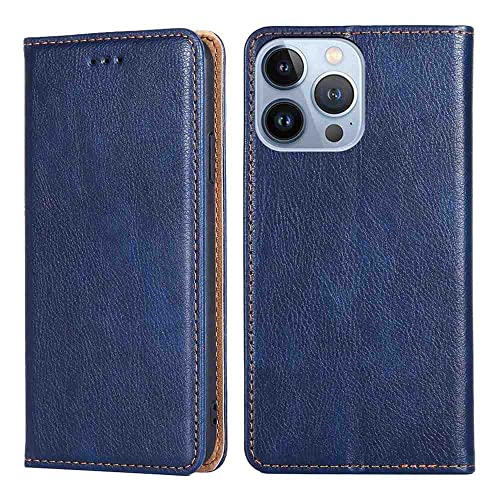 BANLEI2U Phone Cover Wallet Folio Case for Oppo REALME 7 PRO, Premium PU Leather Slim Fit Cover for REALME 7 PRO, Good Touch, Blue