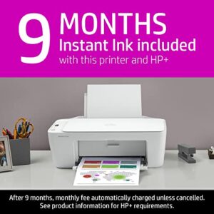 HP DeskJet 2734e Wireless Color All-in-One Printer with 9 Months Free Ink (26K72A)