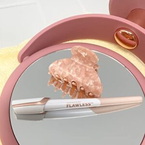 Finishing Touch Flawless Stray Hair Remover, Precise Micro-Blade Hair Removal Tool, Designed to Painlessly Cut Stray Hairs from Chin and Lips to Fingers and Toes, for All Skin Types