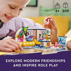 LEGO Friends Aliya's Room Building Set 41740 Collectible Toy Set, Pretend Play Mini Sleepover Party Bedroom Playset, Great Gift for Girls Boys Kids Ages 6+ with Paisley and Aliya Mini-Dolls and Puppy