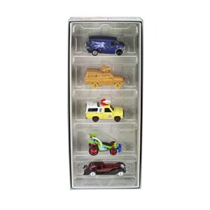 Hot Wheels Disney Cars Bundle, Set of 5 Premium Disney and Pixar 1:64 Scale Toy Cars in Collectible Disney 100 Box