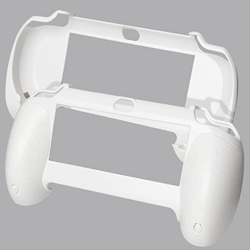 Sedicoca New Grips Hand Grip Compatible Durable Joypad Plastic Flexible Hand Grip Compatible with for PS Vita PSVita Playstation Vita 1000 (PCH-1000) White