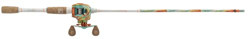 ProFISHiency: 7’2” Krazy Baitcast Combo | 6.6:1 or 7.3:1 Gear Ratio | 30 TON Carbon Blank | Premium Cork Split Grip Handle | Zero Play Anti-Reverse