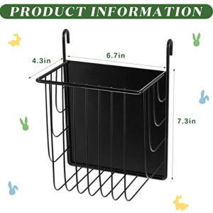 2 Pcs Pet Hay Feeder Guinea Pig Metal Hookable Manger Rabbit Feeder Hay Holder for Rabbits Hanging Hay Rack Timothy Hay for Guinea Pig Bunny Chinchilla Small Animal Cage, 7.3 x 6.7 x 4.3 Inch