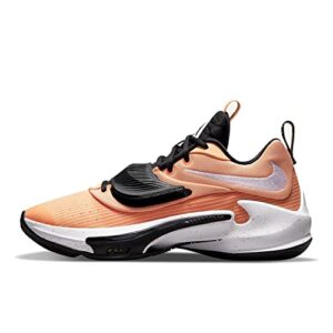 nike zoom freak 3 mens basketball shoes orange chalk/white-black size 8