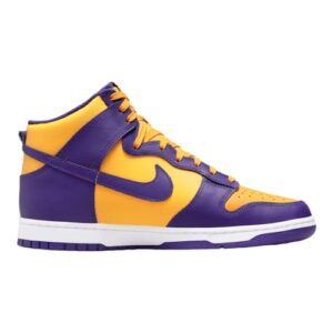 Nike Mens Dunk High Retro DD1399 500 Lakers - Size 10