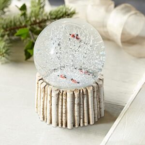 Cardinal Snow Globe, Red Bird Snowglobe Animal Snow Flake Glass Snow Globes for Adults Men Birthday, 100MM Valentines Day Snow Globe