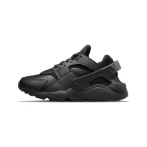 nike womens wmns air huarache dh4439 001 triple black - size 8w