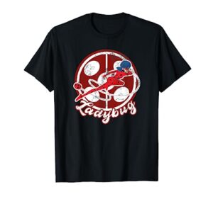 miraculous ladybug vintage collection with ladybug icon t-shirt