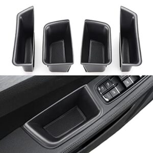 marchfa car door tray organizer compatible for 2015-2022 2023 porsche macan accessories interior car door handle insert pocket storage box