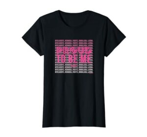 barbie - hispanic heritage month - proud to be me t-shirt