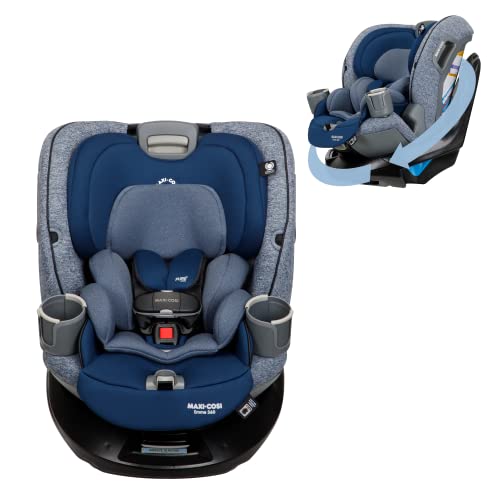 Maxi-Cosi Emme 360 Rotating All-in-One Convertible Car Seat, Navy Wonder