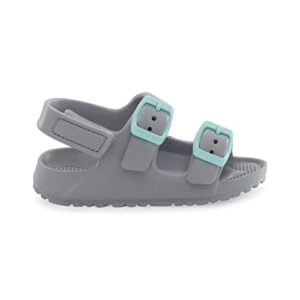 OshKosh B'Gosh Boy's Rivar Sandal, Grey, 10 Toddler