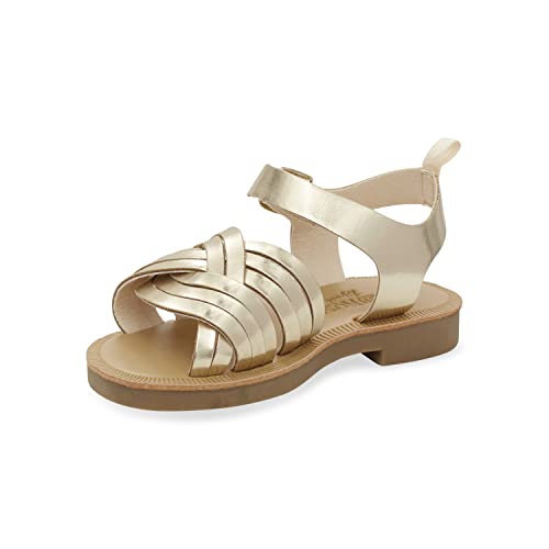 OshKosh B'Gosh Girls Dolores Sandal, Gold, 6 Toddler