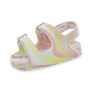 oshkosh b'gosh girls rivar sandal, multi, 9 toddler