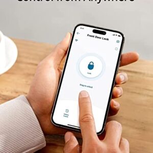 eufy Security Smart Lock C210, 5-in-1 Keyless Entry Door Lock, Built-in WiFi Deadbolt, Smart Door Lock, No Bridge Required, Easy Installation, Touchscreen Keypad, App Remote Control, BHMA Cert