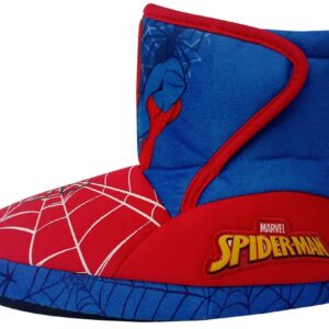 Marvel Boy's Spider-Man Slipper Booties (Red/Blue, Numeric 11)