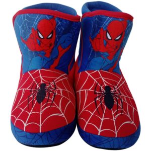 Marvel Boy's Spider-Man Slipper Booties (Red/Blue, Numeric 11)