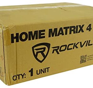 Rockville Home Matrix 4 Zone 8 Channel 600w Multi Room/Source Receiver/Amplifier