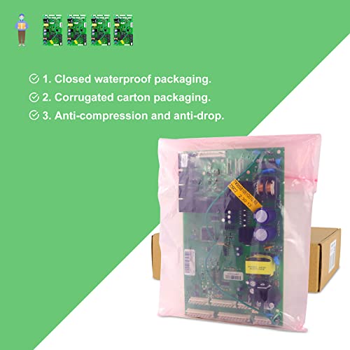 WR55X11098 Refrigerator Electronic Control Board, Compatible with ge PGCS1RKZJSS, PSQS6YGZBESS, PFSS5RKZASS, PFCF1RKZABB,PGS25KSEAFSS, PFSF5RKZCBB,ETC. Replace WR55X11076, WR55X11077, WR55X11097, ETC