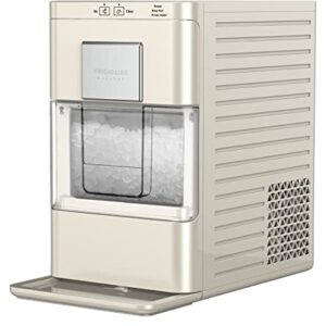 FRIGIDAIRE Gallery EFIC255 Countertop Crunchy Chewable Nugget Ice Maker, 44lbs per Day, Auto Self Cleaning, 2.0 Gen, Cream