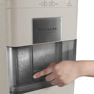 FRIGIDAIRE Gallery EFIC255 Countertop Crunchy Chewable Nugget Ice Maker, 44lbs per Day, Auto Self Cleaning, 2.0 Gen, Cream