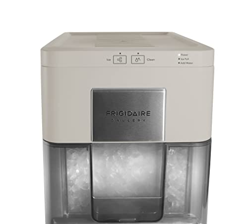 FRIGIDAIRE Gallery EFIC255 Countertop Crunchy Chewable Nugget Ice Maker, 44lbs per Day, Auto Self Cleaning, 2.0 Gen, Cream