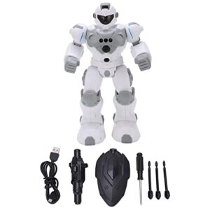 snoemwu kids remote control robot,21 functions gesture sensing rc robot toy, remote control electronic robot for kids boys girls with walking singing dancing kids toys