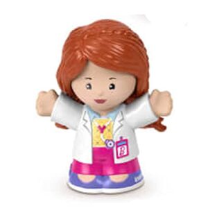 replacement part for fisher-price little people playset - replacement female doctor figure ~ inspired by barbie you can be anything