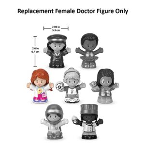 Replacement Part for Fisher-Price Little People Playset - Replacement Female Doctor Figure ~ Inspired by Barbie You Can Be Anything