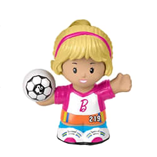 Replacement Part for Fisher-Price Little People Playset - Replacement Female Soccer Star Player Figure ~ Inspired by Barbie You Can Be Anything