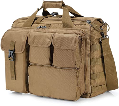 LS Military Style Tactical Messenger Bag │ Fits 17” Laptop │ Take Your Office With You