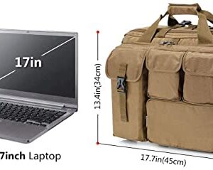 LS Military Style Tactical Messenger Bag │ Fits 17” Laptop │ Take Your Office With You