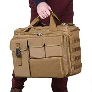 LS Military Style Tactical Messenger Bag │ Fits 17” Laptop │ Take Your Office With You