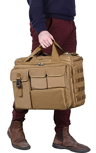 LS Military Style Tactical Messenger Bag │ Fits 17” Laptop │ Take Your Office With You