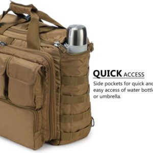 LS Military Style Tactical Messenger Bag │ Fits 17” Laptop │ Take Your Office With You