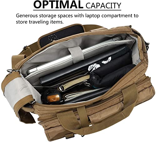 LS Military Style Tactical Messenger Bag │ Fits 17” Laptop │ Take Your Office With You