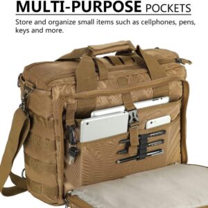 LS Military Style Tactical Messenger Bag │ Fits 17” Laptop │ Take Your Office With You