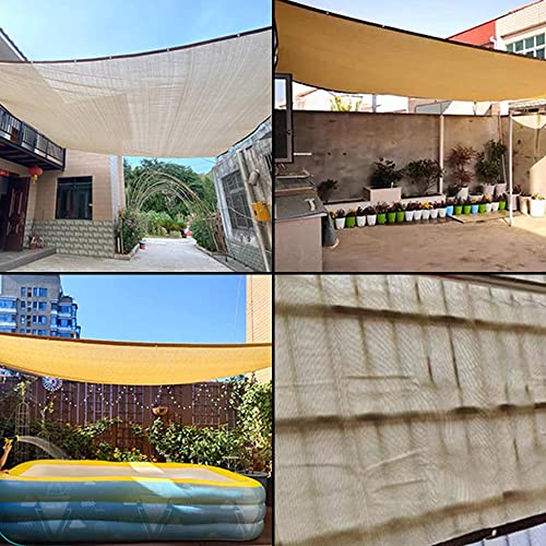 Junkogo Shade Cloth 40% 10x15ft Sun Shade Lightweight Mesh Netting Cover for Pergola, Garden, Outdoor, Patio, Deck, Backyard