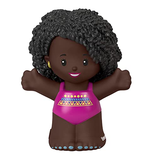 Replacement Part for Fisher-Price Little People Playset - Replacement Female African-American Swimmer Figure ~ Inspired by Barbie You Can Be Anything