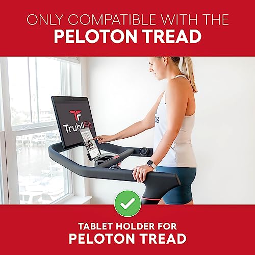 iPad Holder for Peloton Tread - Tablet Mount for Peloton Treadmill - Does Not Fit Peloton Tread+ - Watch Netflix While You Run - Accessories for Peloton Tread (Peloton Tread)