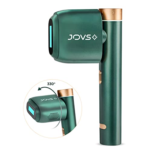 JOVS Venus Pro Ⅱ IPL Hair Removal for Woman & Man 330° Rotation Head Sapphire Cooling Unlimited Flashes Hair Removal Device at Home Use Safe for Whole Body Painless, FDA Cleared - Emerald