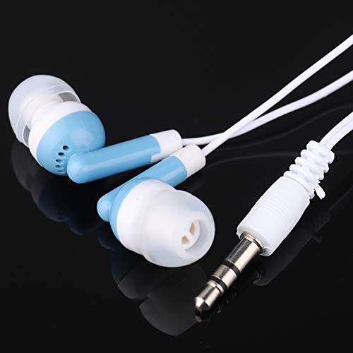 Hongzan 200 Pack Bulk Earbuds Classroom for School Kids Children Class Set Headphones for Students Wholesale Disposable Earphones (Mixed)