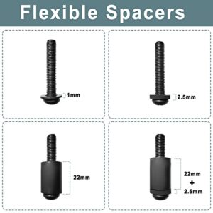 Universal TV Mount Screws Kit for Samsung TCL Hisense LG Vizio Onn Sony Toshiba Insignia Westinghouse TV Mounting Hardware Kit wr Remote Holder, Includes M4 M5 M6 M8 Screws, for All TVs Up to 80"