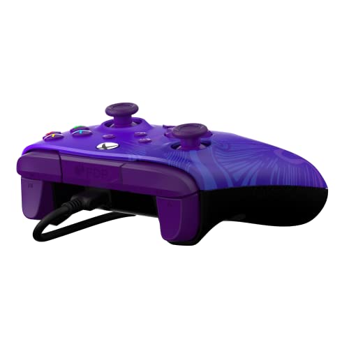 PDP Gaming REMATCH Advanced Wired Controller for Xbox Series X|S/Xbox One/PC, Customizable, App Supported - Purple Fade